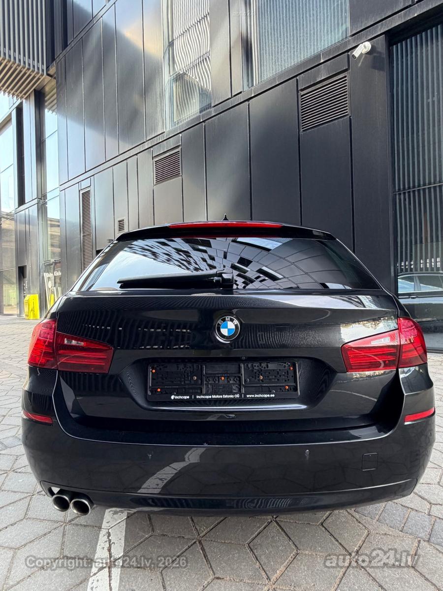 Black BMW 5 Series 2014 in Tallinn, with an engine capacity of 3.00 L and mileage of 296 thousand km for 12500 €, photo 6 on AUTOMOTO.COM.LV