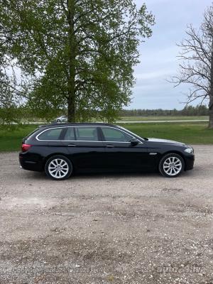 Black BMW 5 Series 2014 in Paide, with an engine capacity of 3.00 L and mileage of 245 thousand km for 15699 €, photo 5 on AUTOMOTO.COM.LV