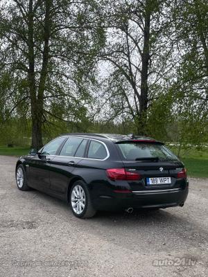 Black BMW 5 Series 2014 in Paide, with an engine capacity of 3.00 L and mileage of 245 thousand km for 15699 €, photo 8 on AUTOMOTO.COM.LV