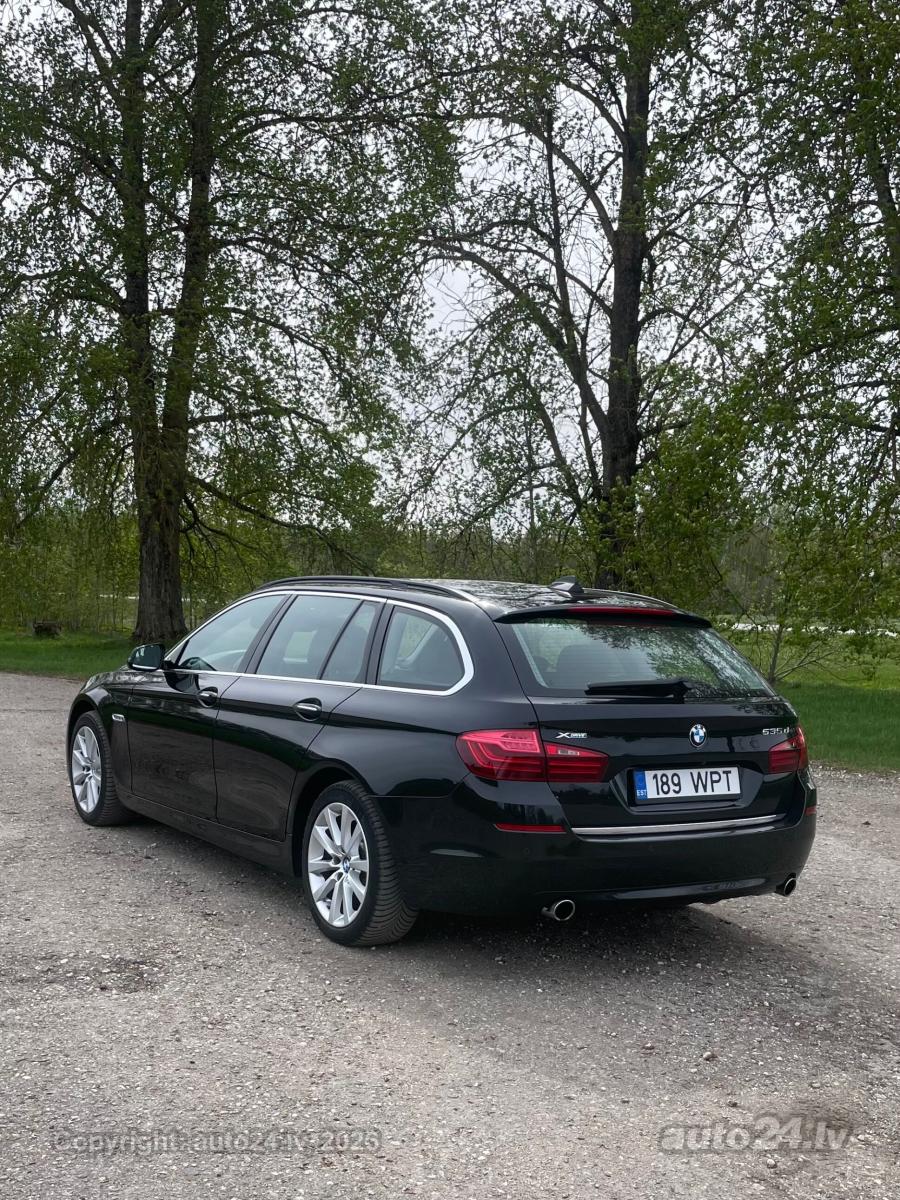 Black BMW 5 Series 2014 in Paide, with an engine capacity of 3.00 L and mileage of 245 thousand km for 15699 €, photo 8 on AUTOMOTO.COM.LV