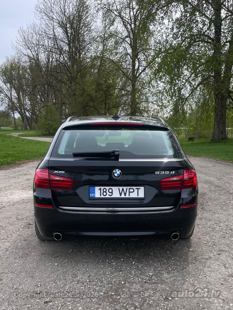 Black BMW 5 Series 2014 in Paide, with an engine capacity of 3.00 L and mileage of 245 thousand km for 15699 €, photo 9 on AUTOMOTO.COM.LV