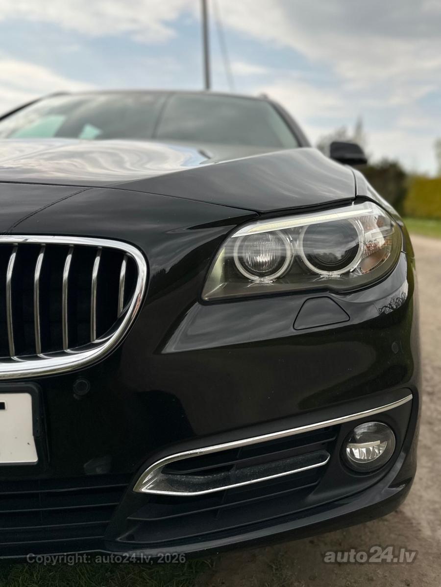Black BMW 5 Series 2014 in Paide, with an engine capacity of 3.00 L and mileage of 245 thousand km for 15699 €, photo 11 on AUTOMOTO.COM.LV