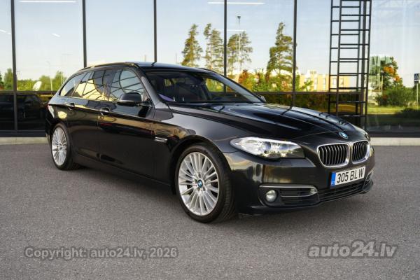 Black BMW 5 Series 2014 in Tartu, with an engine capacity of 3.00 L and mileage of 284 thousand km for 13499 €, photo 1 on AUTOMOTO.COM.LV