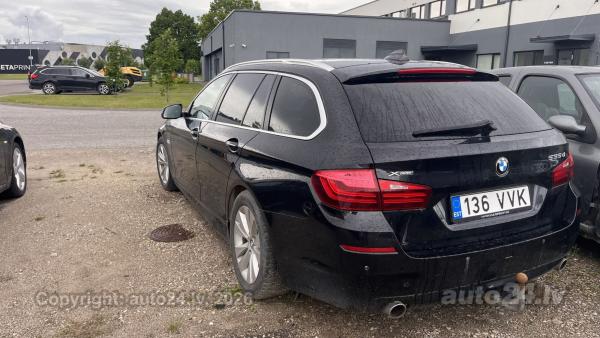 Melns BMW 5 Series 2014 Pērnava, ar dzinēja tilpumu 3.00 L un nobraukumu 349 tūkst. km par 5500 €, foto 2 vietnē AUTOMOTO.COM.LV