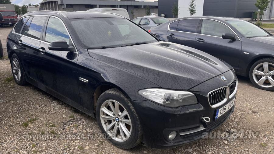 Melns BMW 5 Series 2014 Pērnava, ar dzinēja tilpumu 3.00 L un nobraukumu 349 tūkst. km par 5500 €, foto 1 vietnē AUTOMOTO.COM.LV