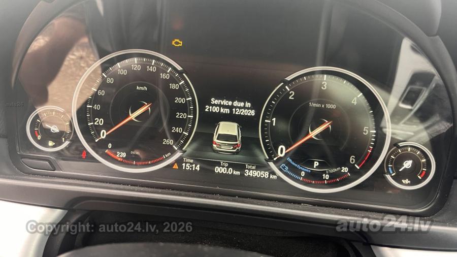 Melns BMW 5 Series 2014 Pērnava, ar dzinēja tilpumu 3.00 L un nobraukumu 349 tūkst. km par 5500 €, foto 5 vietnē AUTOMOTO.COM.LV