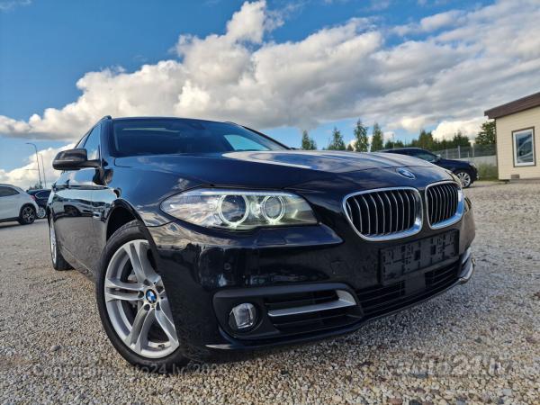 Black BMW 5 Series 2014 in Tartu, with an engine capacity of 3.00 L and mileage of 234 thousand km for 13390 €, photo 5 on AUTOMOTO.COM.LV