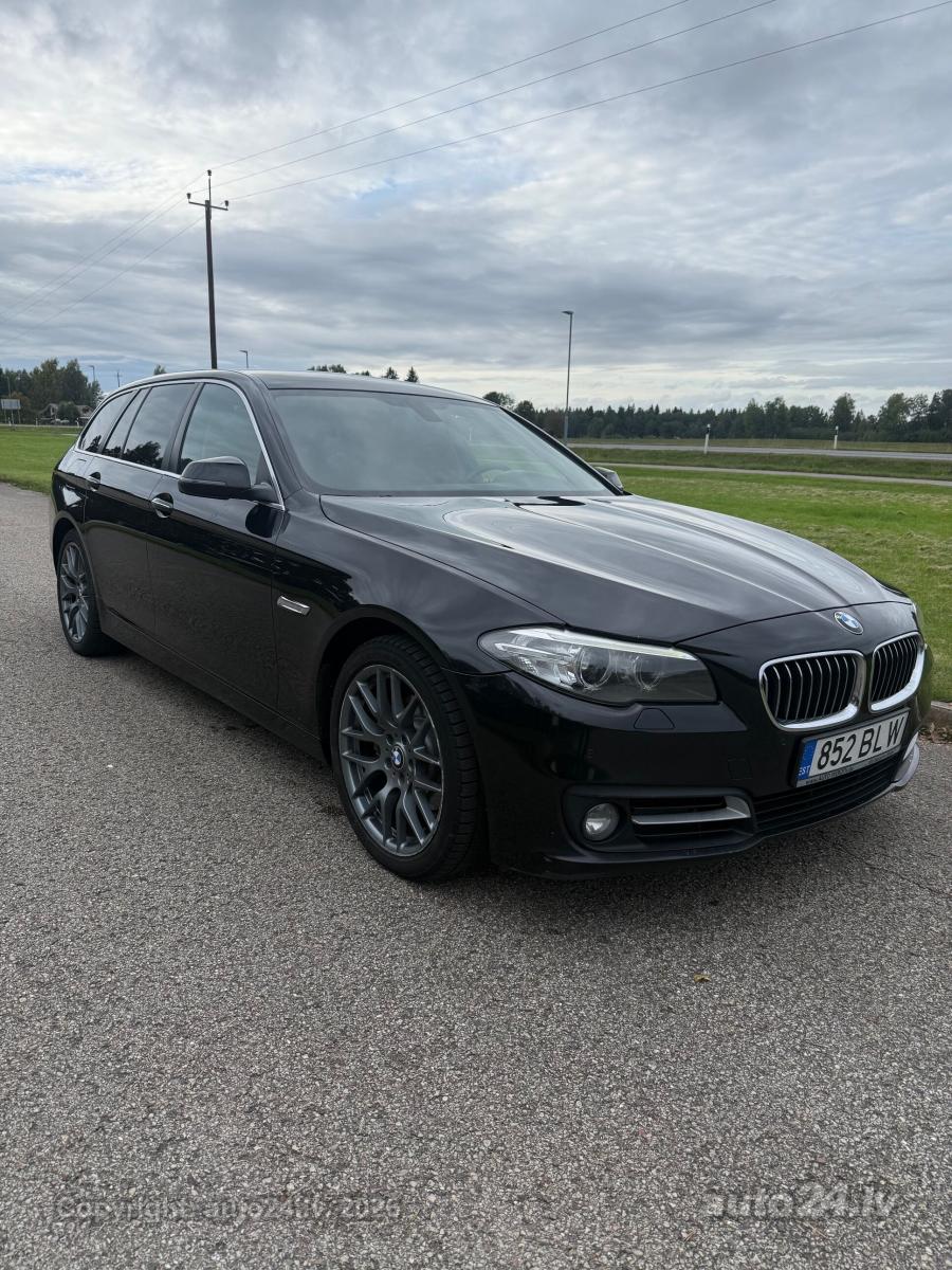 Melns BMW 5 Series 2014 Tallina, ar dzinēja tilpumu 2.00 L un nobraukumu 334 tūkst. km par 10500 €, foto 3 vietnē AUTOMOTO.COM.LV