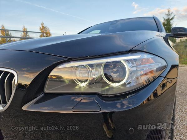 Black BMW 5 Series 2014 in Tartu, with an engine capacity of 3.00 L and mileage of 235 thousand km for 12790 €, photo 7 on AUTOMOTO.COM.LV