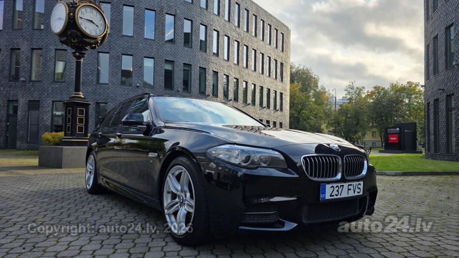 Black BMW 5 Series 2014 in Tallinn, with an engine capacity of 3.00 L and mileage of 275 thousand km for 13999 €, photo 1 on AUTOMOTO.COM.LV