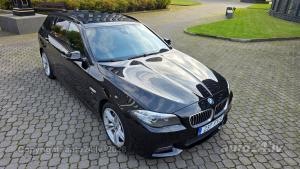 Black BMW 5 Series 2014 in Tallinn, with an engine capacity of 3.00 L and mileage of 275 thousand km for 13999 €, photo 9 on AUTOMOTO.COM.LV