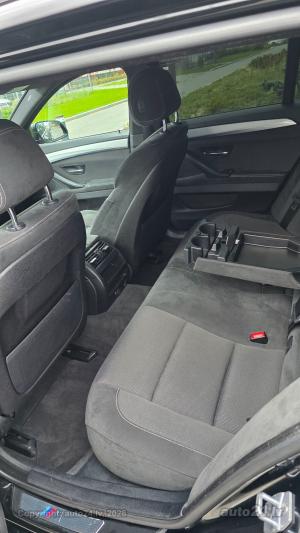 Black BMW 5 Series 2014 in Tallinn, with an engine capacity of 3.00 L and mileage of 275 thousand km for 13999 €, photo 20 on AUTOMOTO.COM.LV