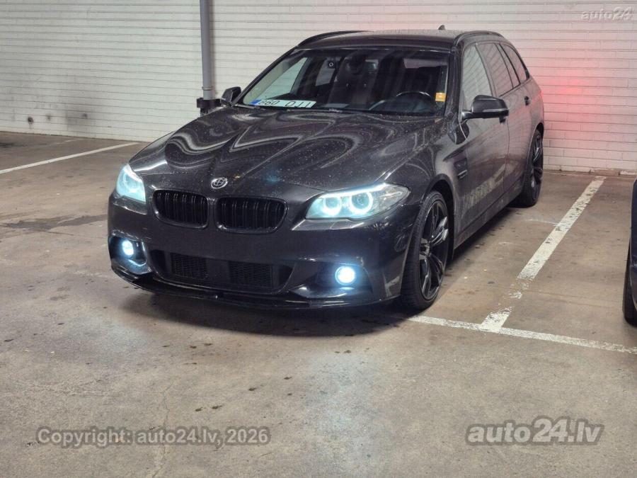 Melns BMW 5 Series 2015 Tallina, ar dzinēja tilpumu 2.00 L un nobraukumu 354 tūkst. km par 10500 €, foto 1 vietnē AUTOMOTO.COM.LV