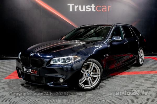 Black BMW 5 Series 2015 in Parnu, with an engine capacity of 3.00 L and mileage of 209 thousand km for 16500 €, photo 2 on AUTOMOTO.COM.LV
