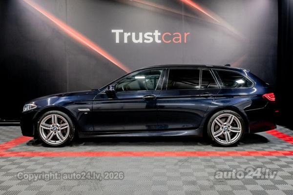 Black BMW 5 Series 2015 in Parnu, with an engine capacity of 3.00 L and mileage of 209 thousand km for 16500 €, photo 5 on AUTOMOTO.COM.LV