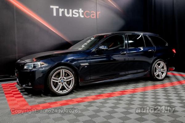 Black BMW 5 Series 2015 in Parnu, with an engine capacity of 3.00 L and mileage of 209 thousand km for 16500 €, photo 6 on AUTOMOTO.COM.LV