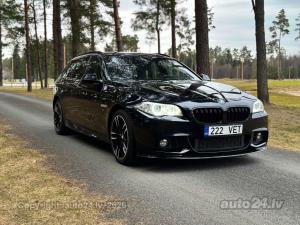 Black BMW 5 Series 2015 in Tallinn, with an engine capacity of 3.00 L and mileage of 212 thousand km for 17900 €, photo 9 on AUTOMOTO.COM.LV
