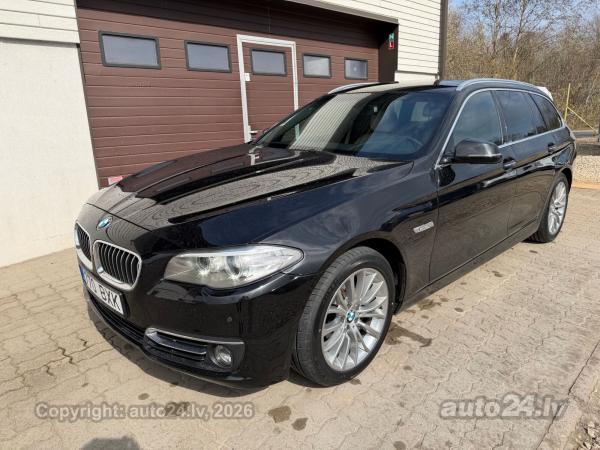 Black BMW 5 Series 2015 in Voru, with an engine capacity of 2.00 L and mileage of 336 thousand km for 8950 €, photo 1 on AUTOMOTO.COM.LV