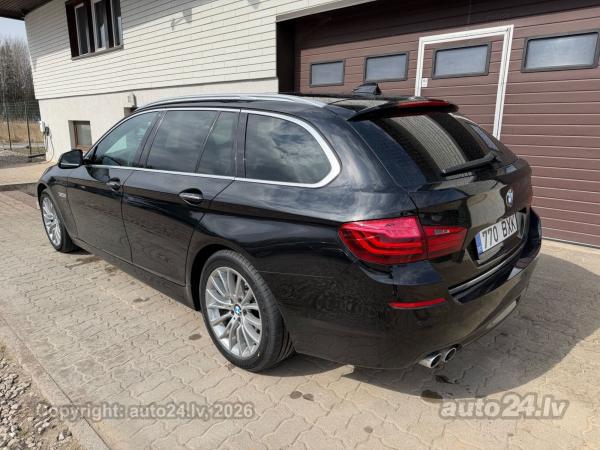 Black BMW 5 Series 2015 in Voru, with an engine capacity of 2.00 L and mileage of 336 thousand km for 8950 €, photo 3 on AUTOMOTO.COM.LV