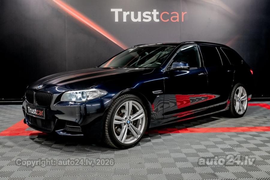 Melns BMW 5 Series 2015 Pērnava, ar dzinēja tilpumu 3.00 L un nobraukumu 303 tūkst. km par 13999 €, foto 1 vietnē AUTOMOTO.COM.LV