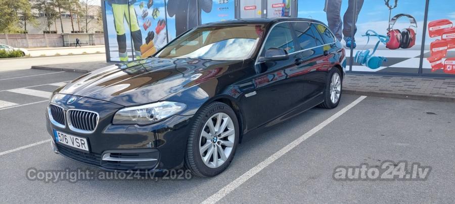 Black BMW 5 Series 2015 in Keila, with an engine capacity of 2.00 L and mileage of 275 thousand km for 12000 €, photo 4 on AUTOMOTO.COM.LV