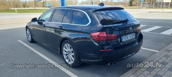 Black BMW 5 Series 2015 in Keila, with an engine capacity of 2.00 L and mileage of 275 thousand km for 12000 €, photo 6 on AUTOMOTO.COM.LV