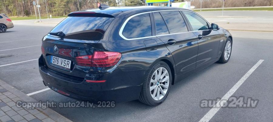 Black BMW 5 Series 2015 in Keila, with an engine capacity of 2.00 L and mileage of 275 thousand km for 12000 €, photo 8 on AUTOMOTO.COM.LV
