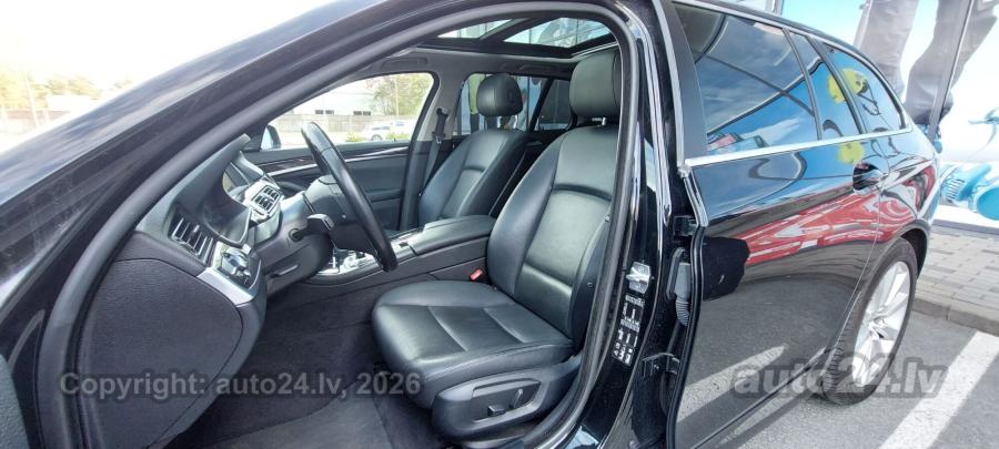 Black BMW 5 Series 2015 in Keila, with an engine capacity of 2.00 L and mileage of 275 thousand km for 12000 €, photo 13 on AUTOMOTO.COM.LV