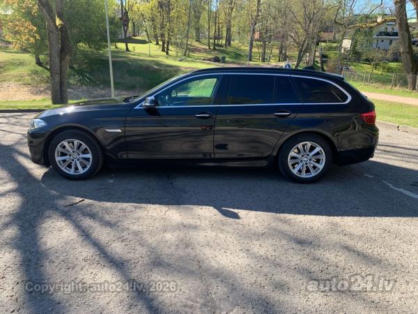 Black BMW 5 Series 2015 in Valga, with an engine capacity of 3.00 L and mileage of 279 thousand km for 12900 €, photo 4 on AUTOMOTO.COM.LV