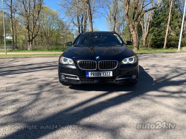 Black BMW 5 Series 2015 in Valga, with an engine capacity of 3.00 L and mileage of 279 thousand km for 12900 €, photo 5 on AUTOMOTO.COM.LV