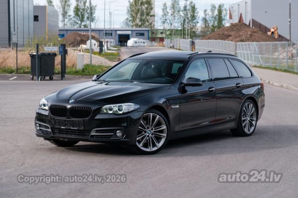 Black BMW 5 Series 2015 in Tartu, with an engine capacity of 2.00 L and mileage of 248 thousand km for 12800 €, photo 1 on AUTOMOTO.COM.LV