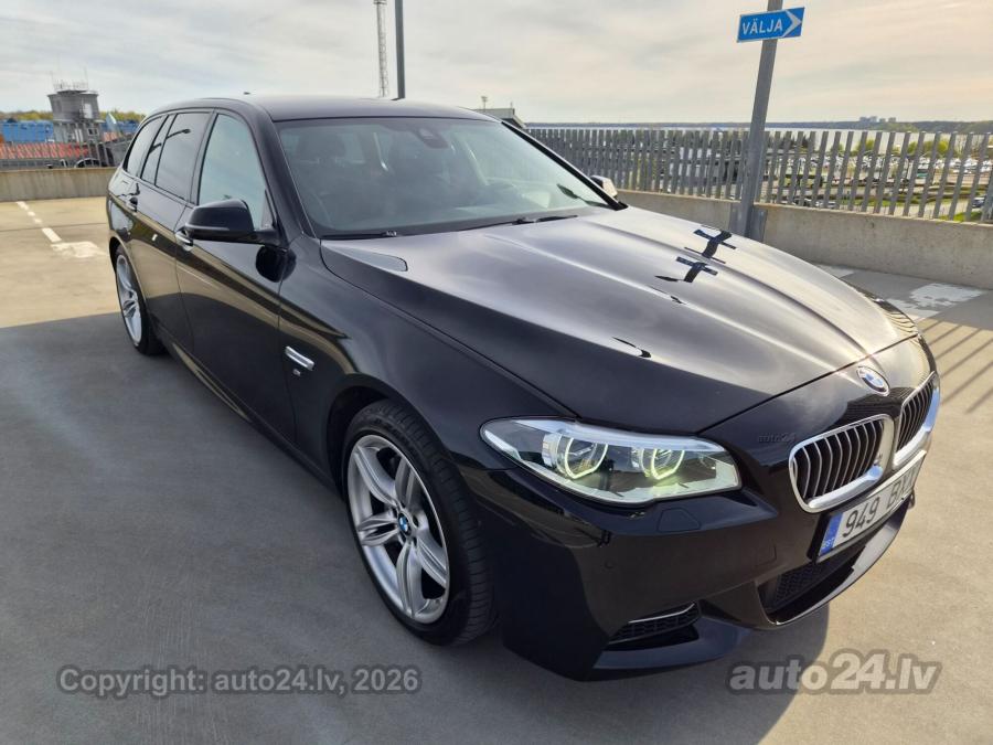 Black BMW 5 Series 2015 in Tallinn, with an engine capacity of 3.00 L and mileage of 220 thousand km for 17000 €, photo 1 on AUTOMOTO.COM.LV