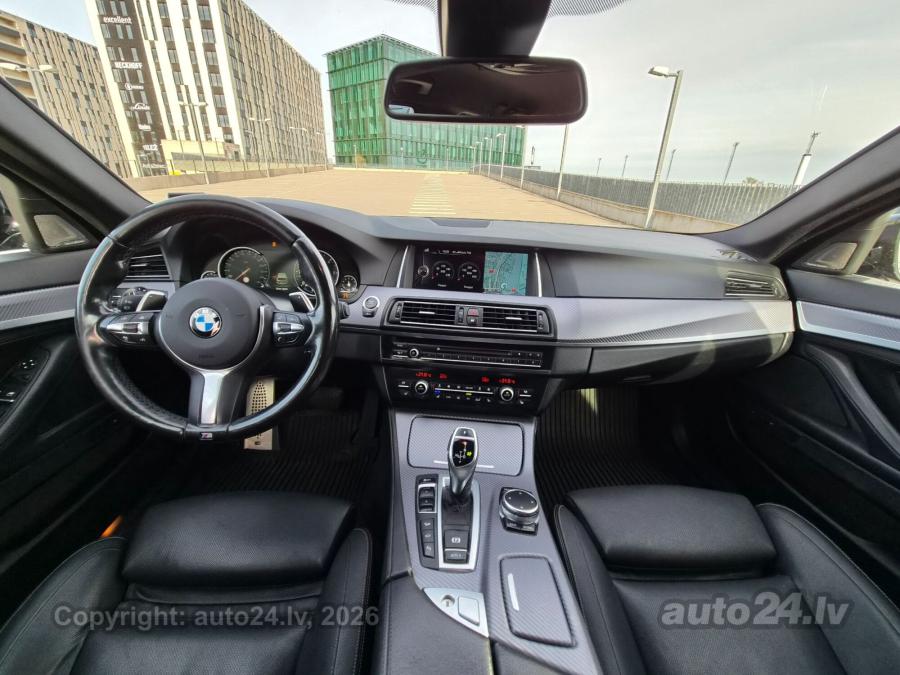 Black BMW 5 Series 2015 in Tallinn, with an engine capacity of 3.00 L and mileage of 220 thousand km for 17000 €, photo 14 on AUTOMOTO.COM.LV