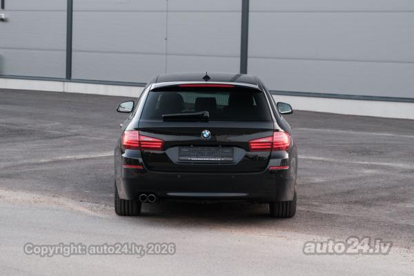 Black BMW 5 Series 2015 in Tartu, with an engine capacity of 2.00 L and mileage of 205 thousand km for 13450 €, photo 5 on AUTOMOTO.COM.LV