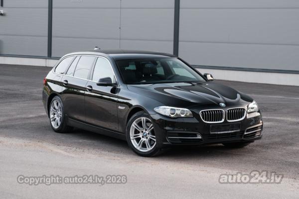 Black BMW 5 Series 2015 in Tartu, with an engine capacity of 2.00 L and mileage of 205 thousand km for 13450 €, photo 6 on AUTOMOTO.COM.LV