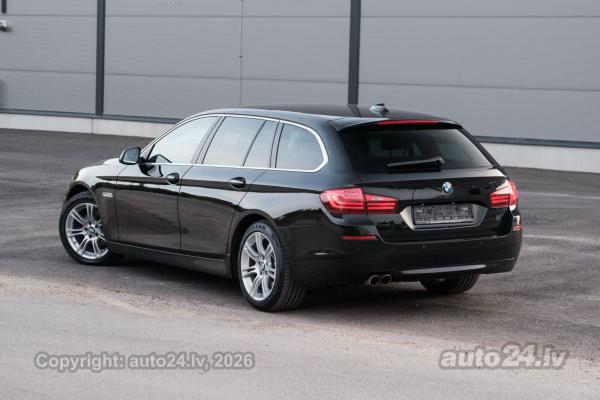 Black BMW 5 Series 2015 in Tartu, with an engine capacity of 2.00 L and mileage of 205 thousand km for 13450 €, photo 7 on AUTOMOTO.COM.LV