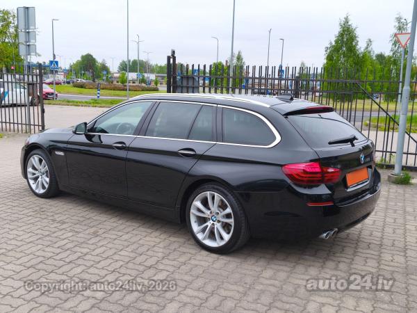 Black BMW 5 Series 2015 in Tartu, with an engine capacity of 3.00 L and mileage of 252 thousand km for 12999 €, photo 3 on AUTOMOTO.COM.LV
