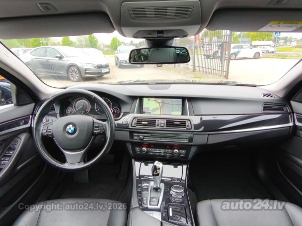 Black BMW 5 Series 2015 in Tartu, with an engine capacity of 3.00 L and mileage of 252 thousand km for 12999 €, photo 6 on AUTOMOTO.COM.LV