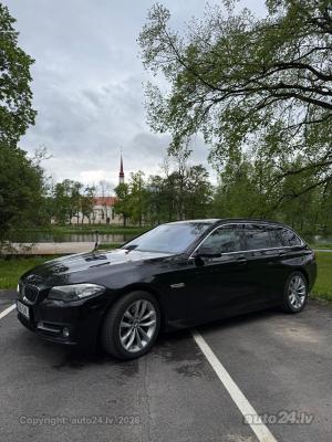 Melns BMW 5 Series 2015 Tallina, ar dzinēja tilpumu 3.00 L un nobraukumu 287 tūkst. km par 14700 €, foto  vietnē AUTOMOTO.COM.LV