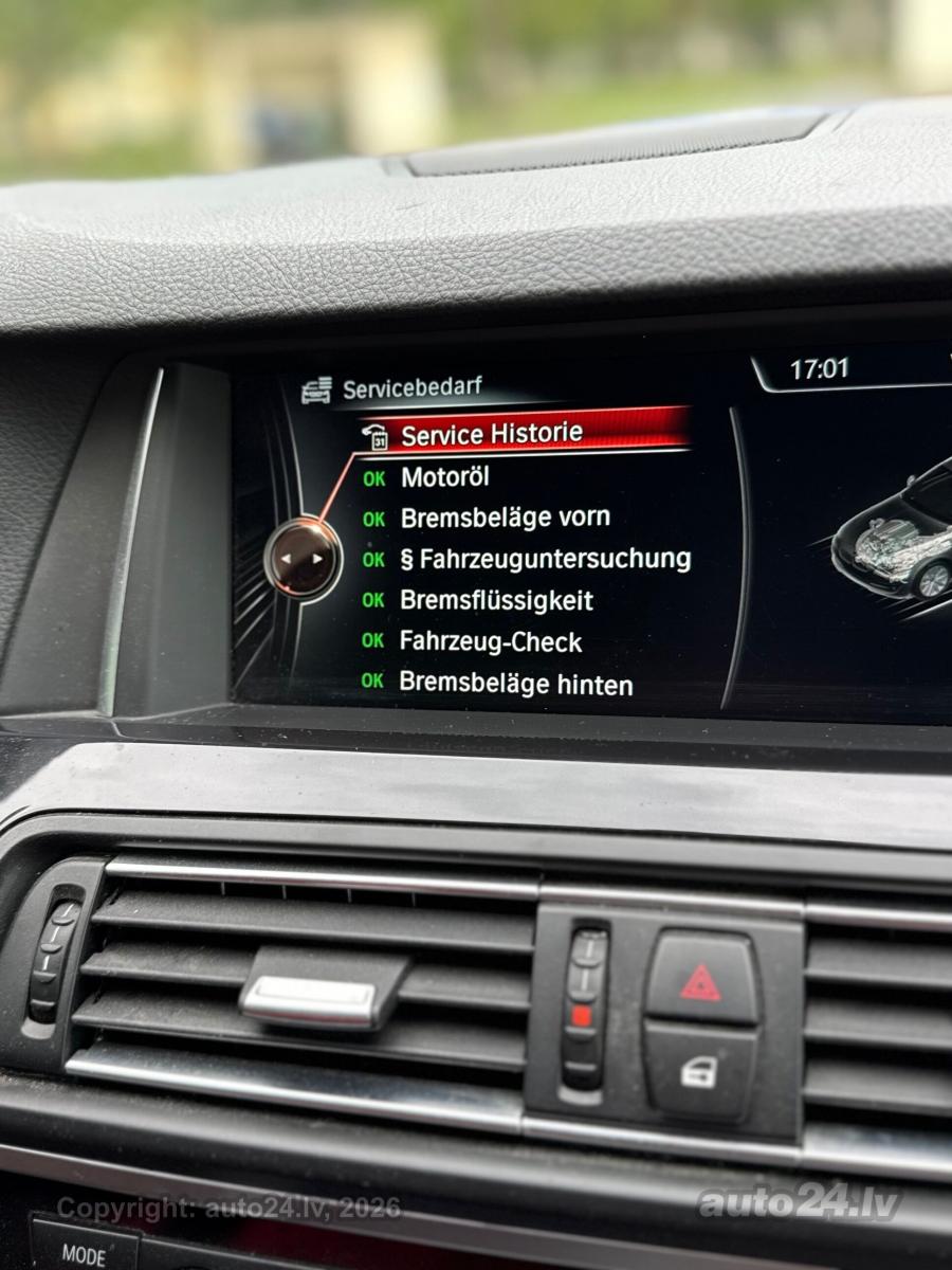 Melns BMW 5 Series 2015 Tallina, ar dzinēja tilpumu 3.00 L un nobraukumu 287 tūkst. km par 14700 €, foto 14 vietnē AUTOMOTO.COM.LV