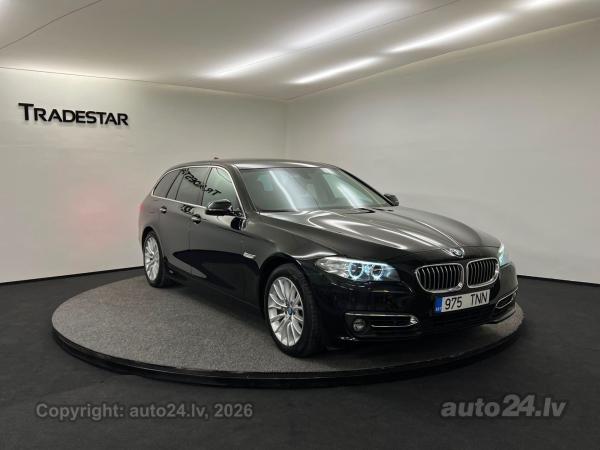Black BMW 5 Series 2015 in Parnu, with an engine capacity of 3.00 L and mileage of 330 thousand km for 9990 €, photo 3 on AUTOMOTO.COM.LV