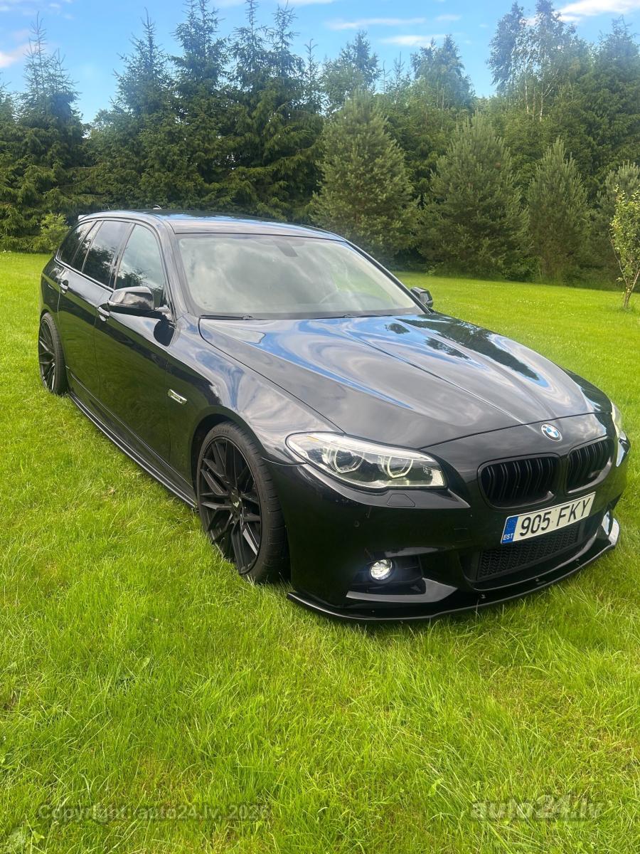 Black BMW 5 Series 2015 in Parnu, with an engine capacity of 3.00 L and mileage of 160 thousand km for 14999 €, photo 1 on AUTOMOTO.COM.LV