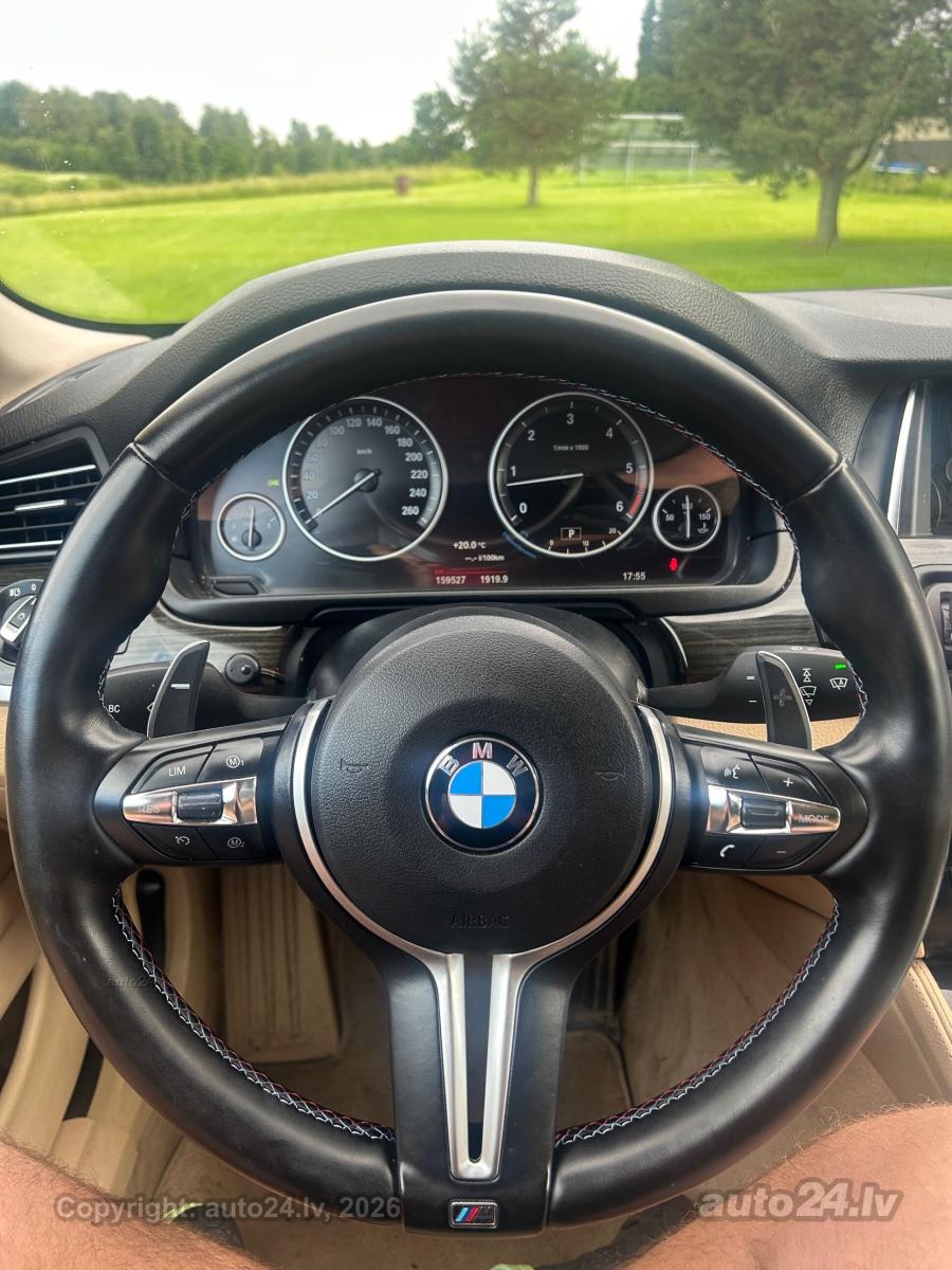Black BMW 5 Series 2015 in Parnu, with an engine capacity of 3.00 L and mileage of 160 thousand km for 14999 €, photo 15 on AUTOMOTO.COM.LV