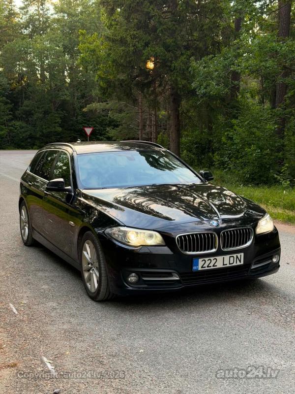 Melns BMW 5 Series 2015 Tallina, ar dzinēja tilpumu 2.00 L un nobraukumu 240 tūkst. km par 9400 €, foto 1 vietnē AUTOMOTO.COM.LV