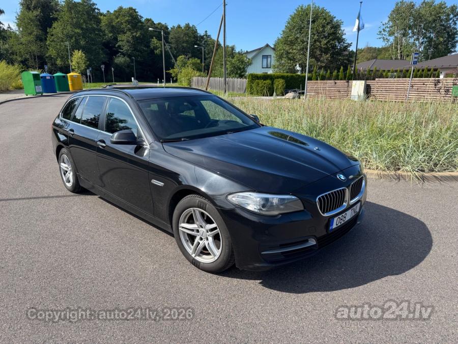 Black BMW 5 Series 2015 in Tallinn, with an engine capacity of 2.00 L and mileage of 301 thousand km for 10000 €, photo 1 on AUTOMOTO.COM.LV