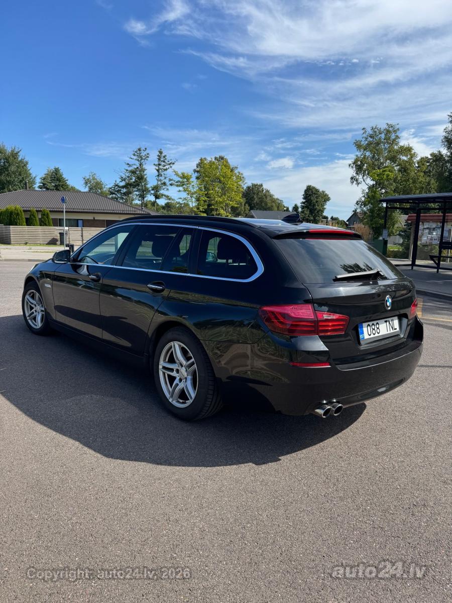 Black BMW 5 Series 2015 in Tallinn, with an engine capacity of 2.00 L and mileage of 301 thousand km for 10000 €, photo 6 on AUTOMOTO.COM.LV