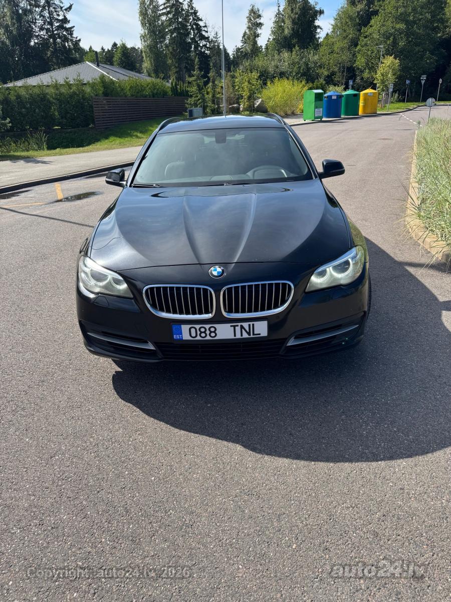 Black BMW 5 Series 2015 in Tallinn, with an engine capacity of 2.00 L and mileage of 301 thousand km for 10000 €, photo 9 on AUTOMOTO.COM.LV