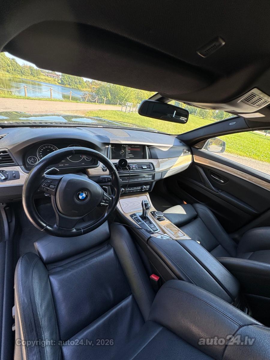 Black BMW 5 Series 2015 in Tallinn, with an engine capacity of 2.00 L and mileage of 301 thousand km for 10000 €, photo 15 on AUTOMOTO.COM.LV