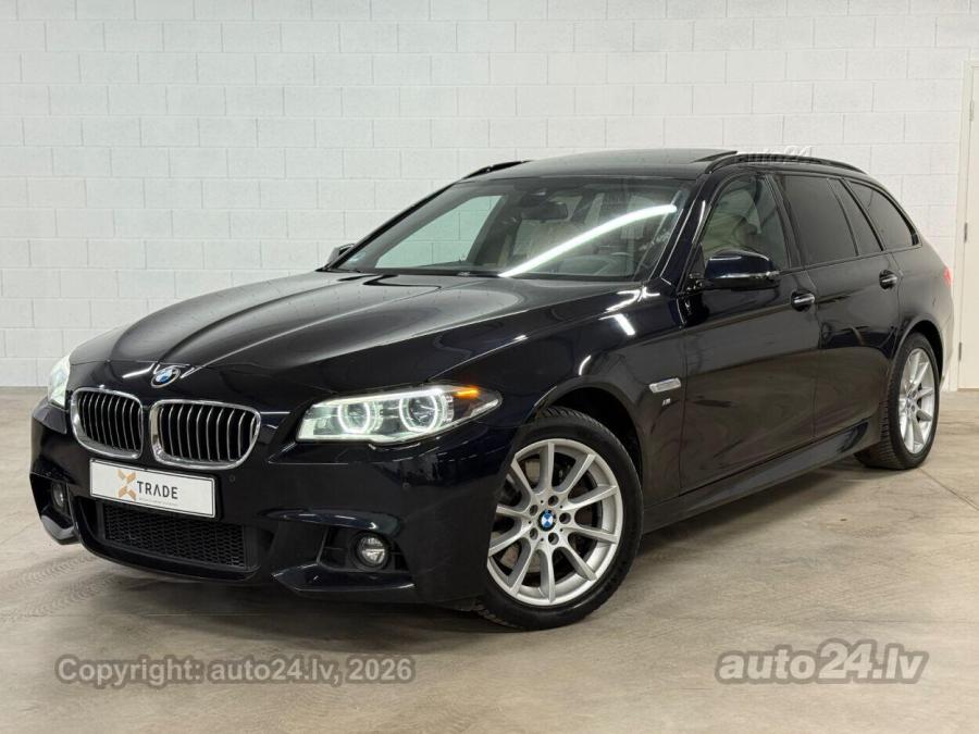 Black BMW 5 Series 2016 in Parnu, with an engine capacity of 3.00 L and mileage of 245 thousand km for 13499 €, photo 1 on AUTOMOTO.COM.LV