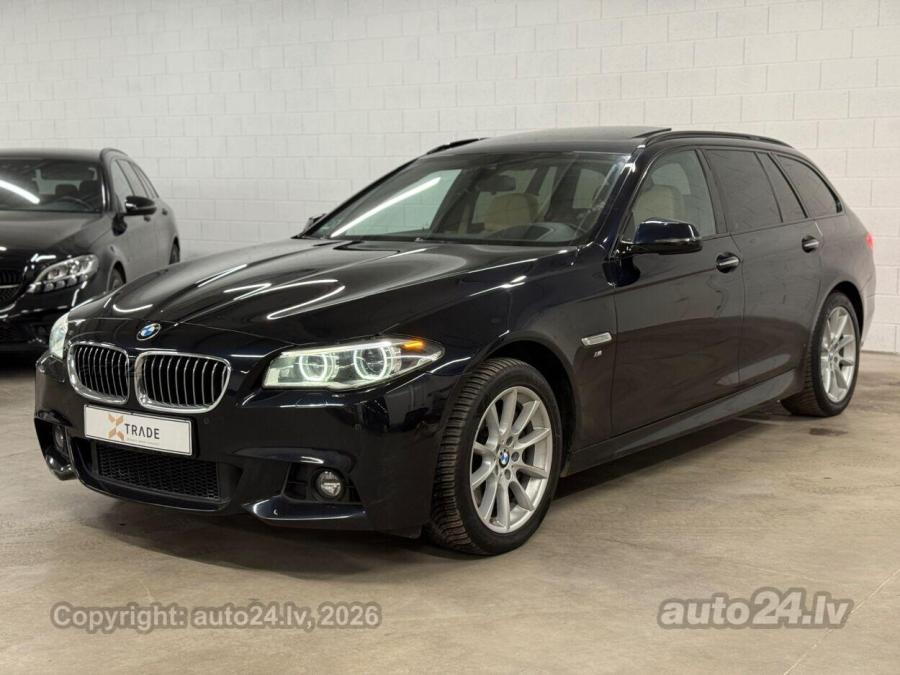 Black BMW 5 Series 2016 in Parnu, with an engine capacity of 3.00 L and mileage of 245 thousand km for 13499 €, photo 2 on AUTOMOTO.COM.LV